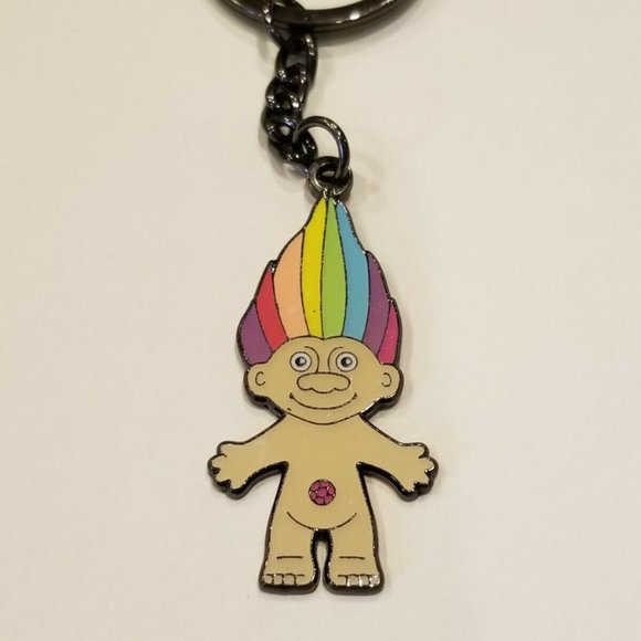 Dreamworks | Accessories | Dreamworks Good Luck Trolls Metal Key Chain ...